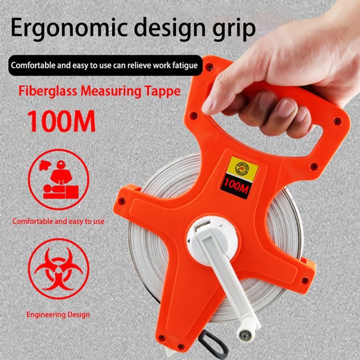 NEXA 30M | 50M | 100M Tape Measure Fiber Glass High Quality Heavy Duty ...