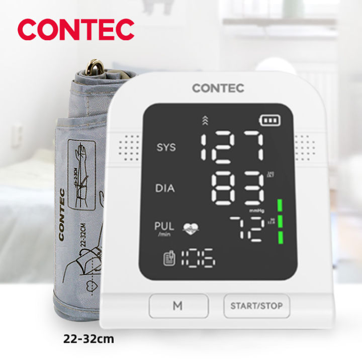 CONTEC CONTEC08C Upper Arm Digital BP Blood pressure Monitor NIBP Meter ...