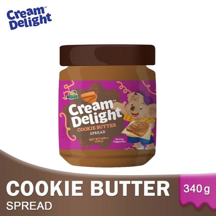 Cream Delight Cookie Butter Spread 340g | Lazada PH