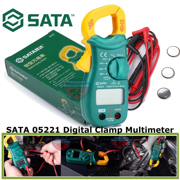 SATA 05221 Digital Clamp Multimeter | Lazada