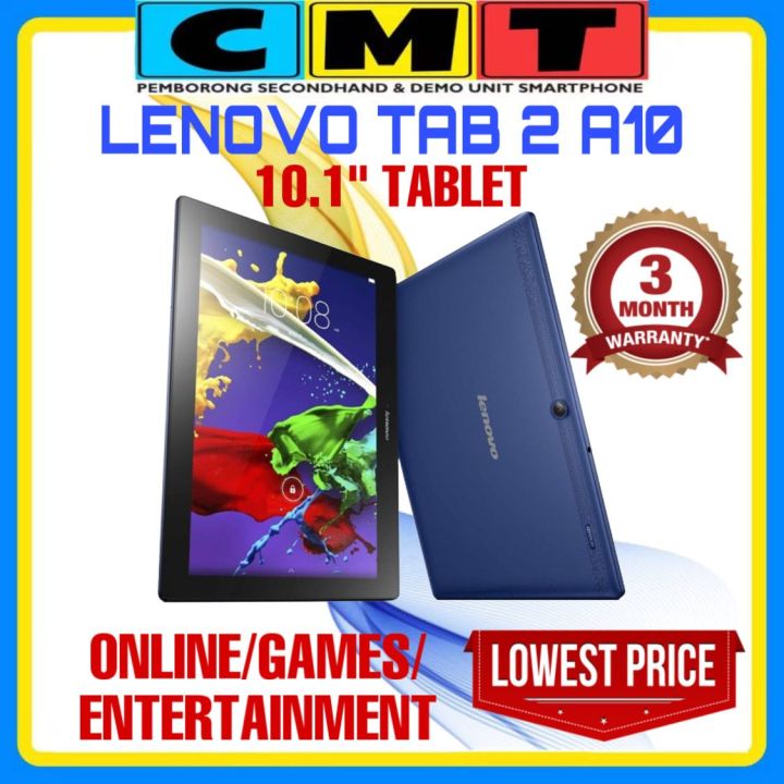 [READY STOCK] Lenovo Tab 2 A10 10.1Inch 3+32GB PDPR Online Class ...