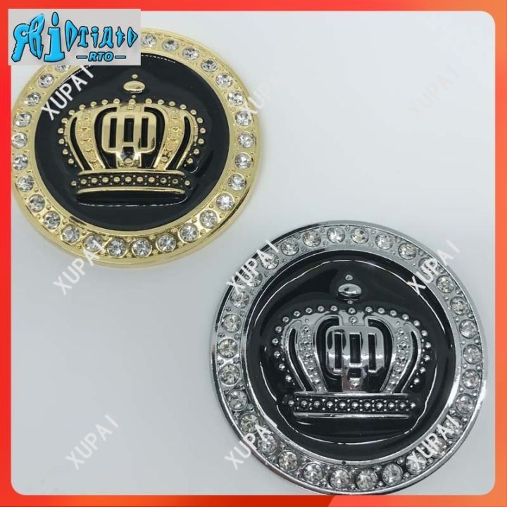 RTO Car Metal Crystal Bonnet Badge Emblem Luxury VIP Crown Logo ...