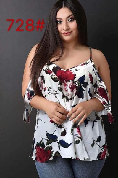 Trendy plus size top big blouse can fit L-XXL | Lazada PH