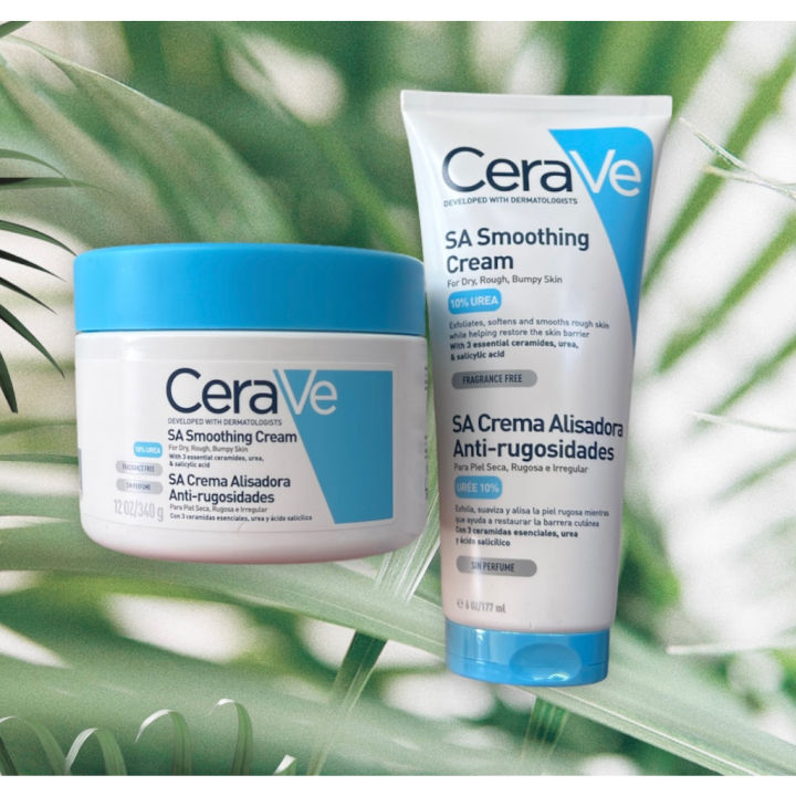 CeraVe SA Smoothing Cream For Dry, Rough, Bumpy Skin 10% Urea | Lazada PH