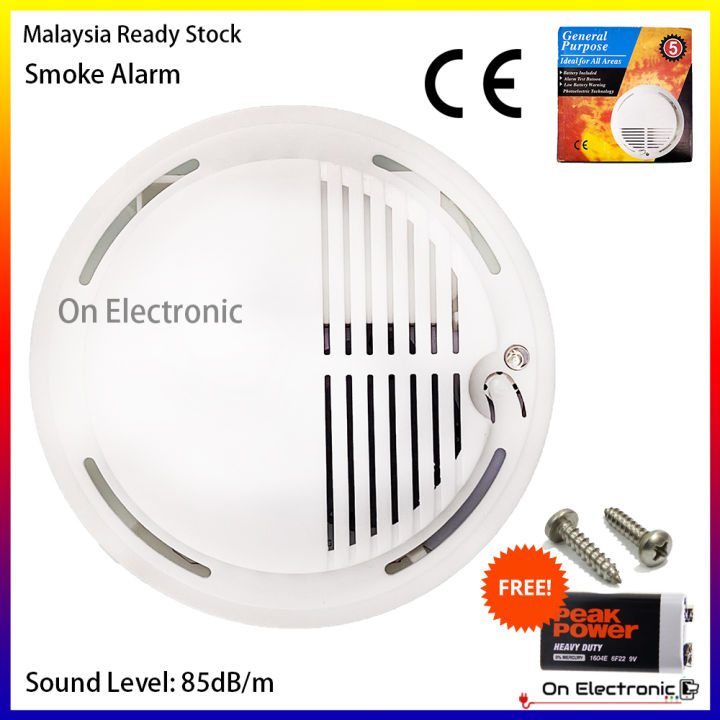 Smoke Alarm Detector Smoke Alarm Fire Alarm High Sensitive Home ...