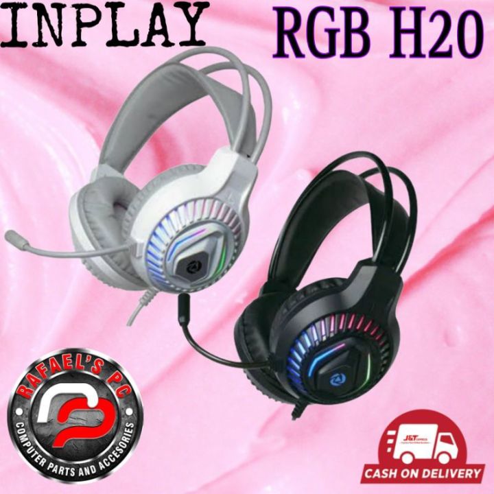 .INPLAY H20 RGB GAMING HEADSET W/ MIC. | Lazada PH