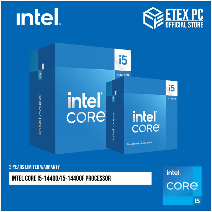 Intel Core I5-14400 / I5-14400F Processor 20M Cache, Up To 4.70 GHz # LGA1700 10 Core (6P+4E) 16 ...