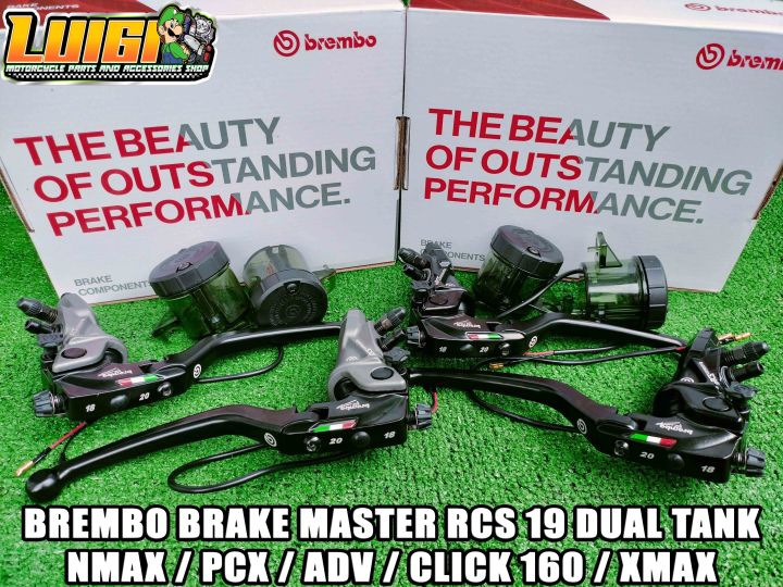 BRAKE MASTER RC19 DUAL BIG TANK FOR NMAX / PCX / ADV / CLICK 160 / XMAX ...
