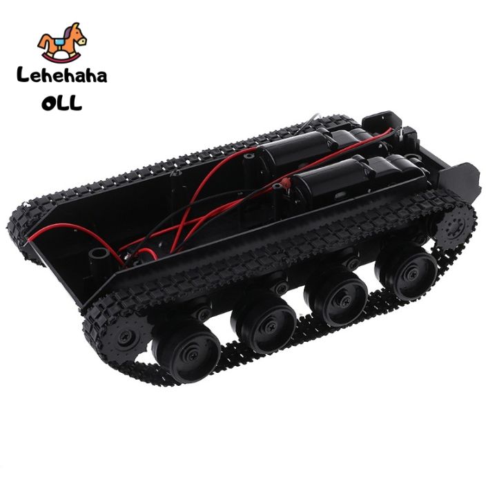 Lehehaha OLL DIY Robot Toys RC Car Chassis Kit with 130 Motor and ...