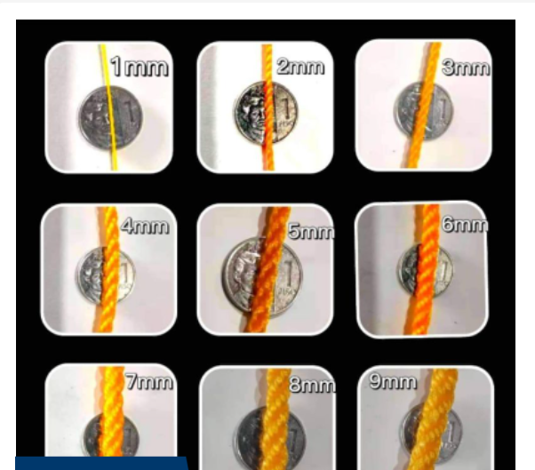 Polyethylene Rope Tali Lubid 5mm 6mm", 7mm", 10mm", 12mm", 14mm, 16mm ...