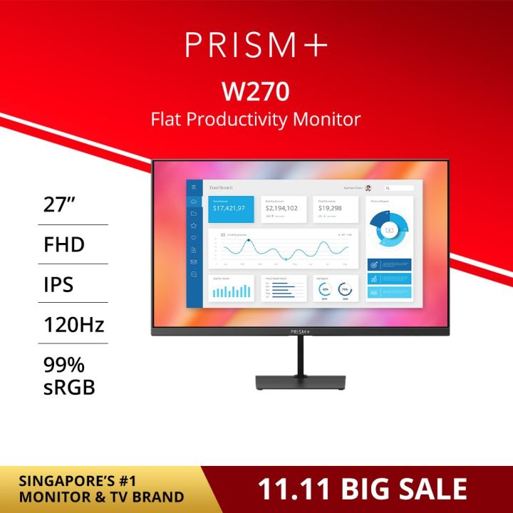 PRISM W270 | 27" FHD [1920 x 1080] IPS Professional Monitor ...