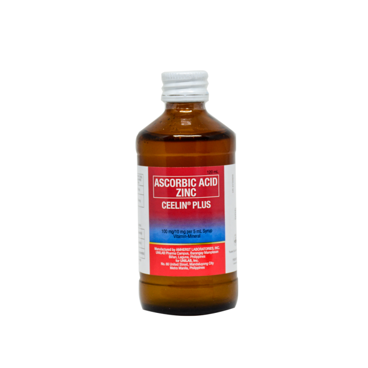 Ceelin Ascorbic Acid + Zinc Syrup 120ml | Lazada PH