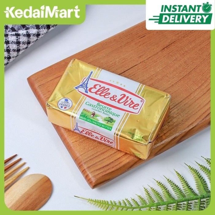 Butter Packets Salted Elle & Vire 200 Gram/ Mentega Asin | Lazada Indonesia