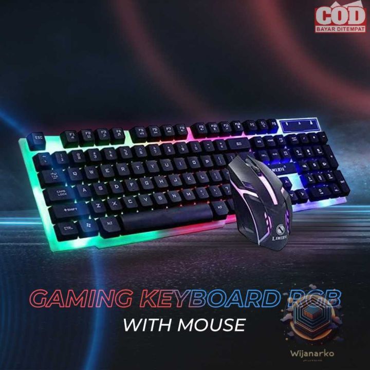 LIMEIDE Combo Gaming Keyboard RGB with Mouse - GTX300 | Lazada Indonesia