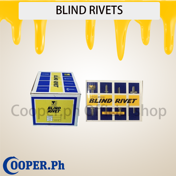 PER BOX--BLIND RIVETS/LOW PRICE / 1/8x1/2, 5/32x1/2 | Lazada PH