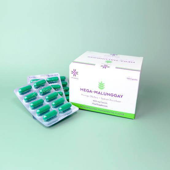 VPharma Mega-Malunggay 30 Caps Moringa+Sodium Ascorbate Food Supplement ...