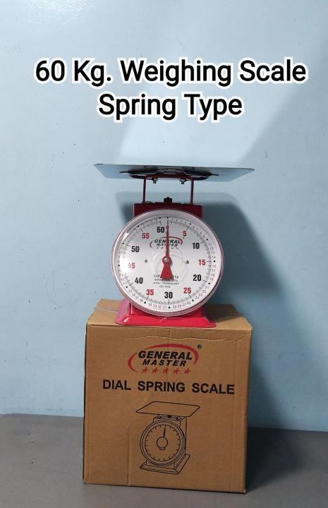 General Master 60Kg. Flat Table Scale Timbangan 60 kilo | Lazada PH