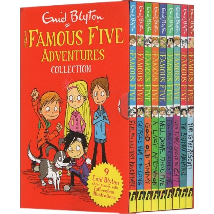 Enid Blyton Famous Adventures Collection【9 Books】 Colour Short Stories ...