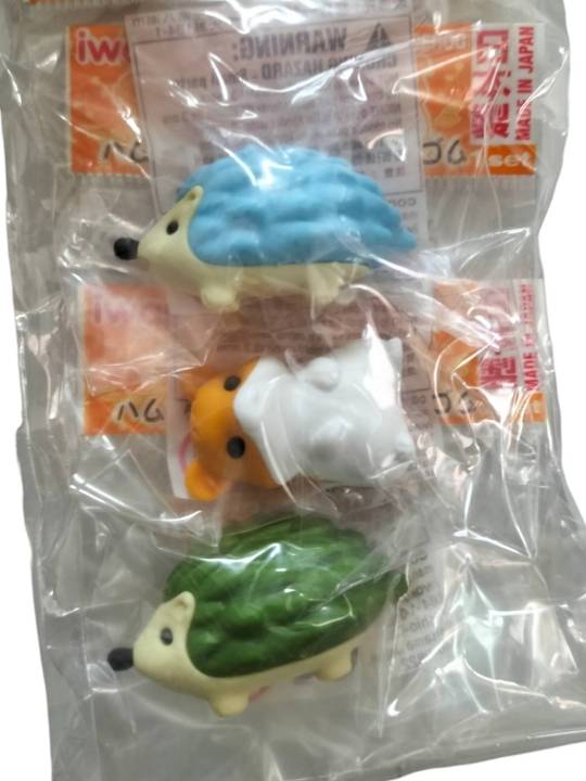 IWAKO ยางลบดินสอ อิวาโกะ Made in Japan ของแท้ คละลาย (แพคละ 3 ชิ้น) | Lazada.co.th
