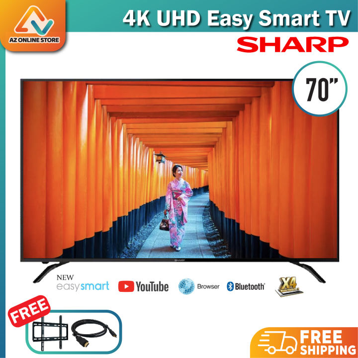 SHARP 70 INCH 4TC70AH1X 4K UHD Smart TV | Lazada