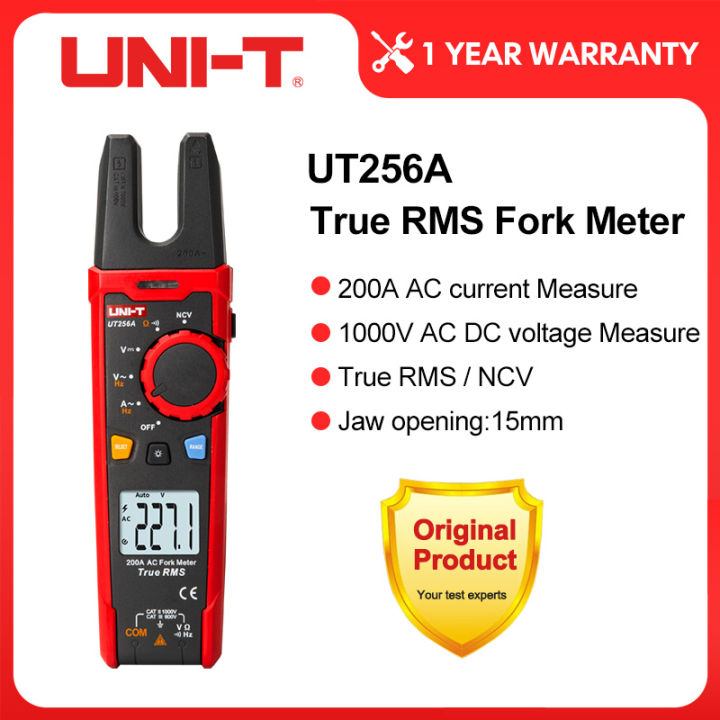 UNI-T Digital Clamp Meter UT256A True RMS AC Current Pliers Ammeter ...