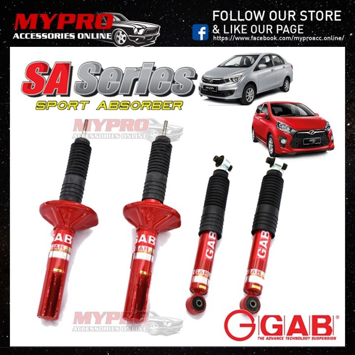 Perodua AXIA BEZZA 🚗 - GAB SA Series Heavy Duty Sport Absorber🚗 | Lazada