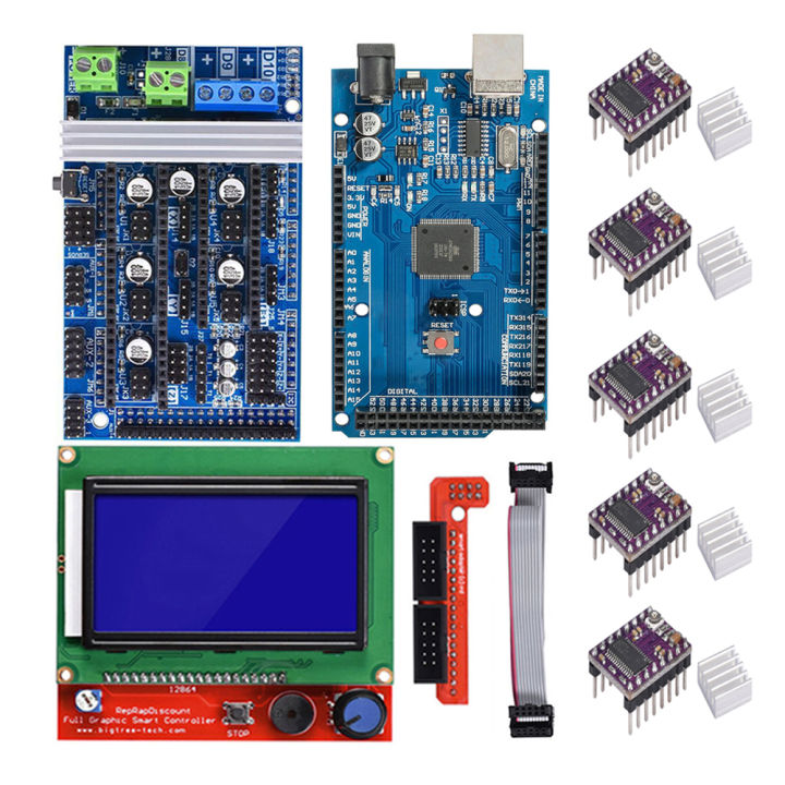 3D Printer Kit RAMPS 1.6 Controller Mega 2560 board 5pcs A4988 Stepper ...