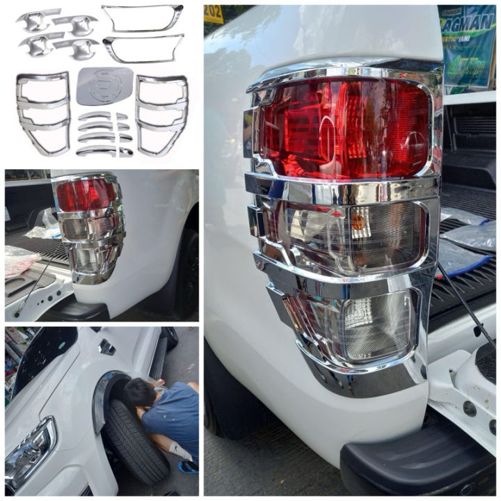 Ford Ranger 2016 - 2022 Garnish Complete Set Chrome | Lazada PH