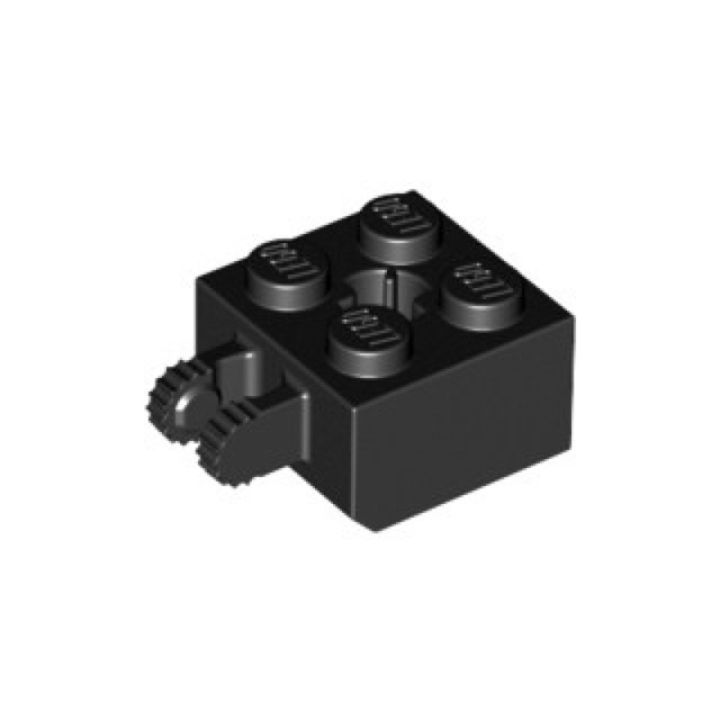 Lego part (ชิ้นส่วนเลโก้) No.40902 Hinge Brick 2 x 2 Locking with 2 ...
