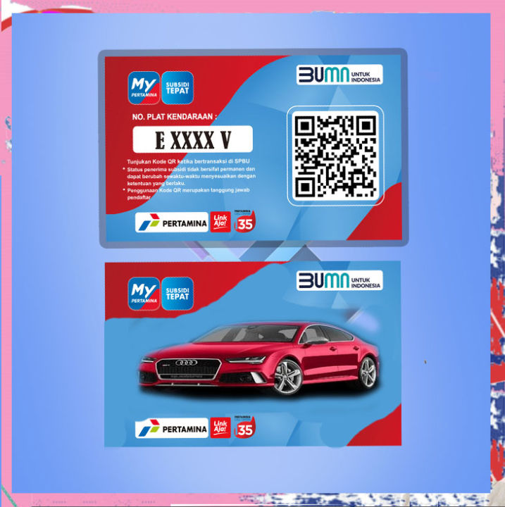 cetak kartu id card mypertamina satuan sehari jadi | Lazada Indonesia