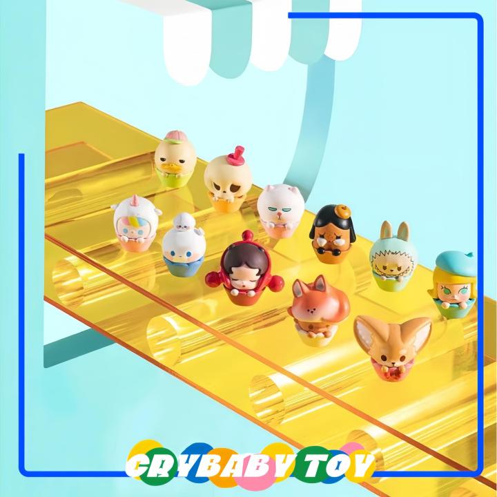 จัดส่งทันทีจากกรุงเทพฯ！POP BEAN 1 Generation POPMART CRYBABY DIMOO ...