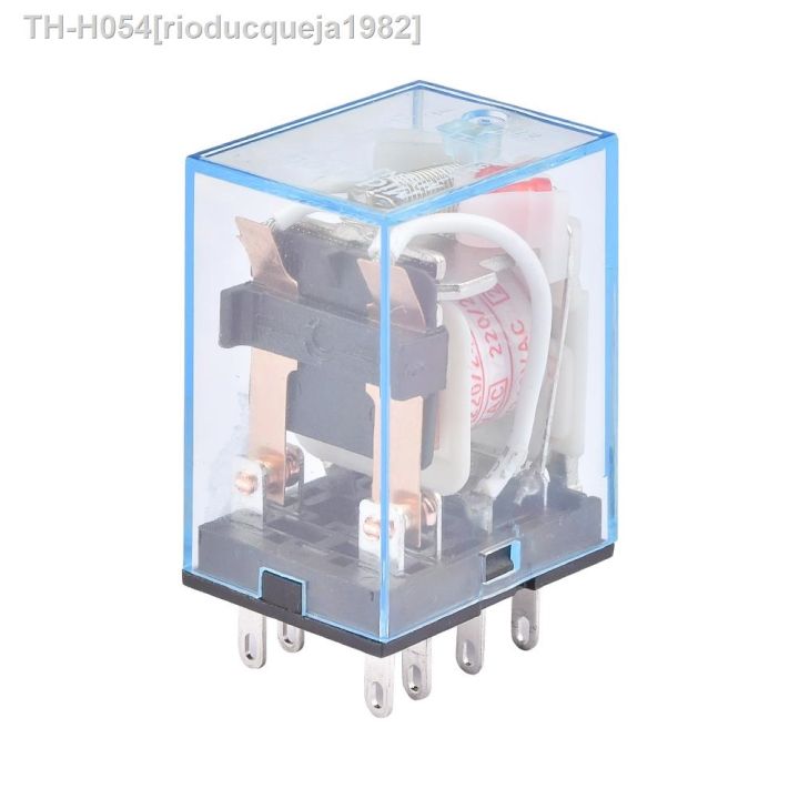 MY4NJ Micro Mini Electromagnetic Relay 5A 14-PIN 4DPDT Full Copper Coil Relay with PYF14A Base ...