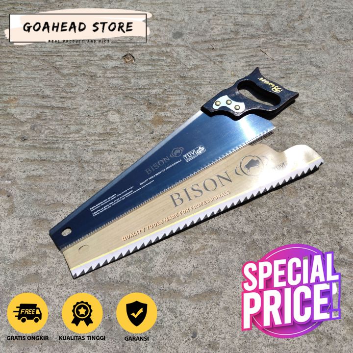 Gergaji Tangan Belah Kayu 18 Inch Super Tajam Anti Selip - Gergaji ...