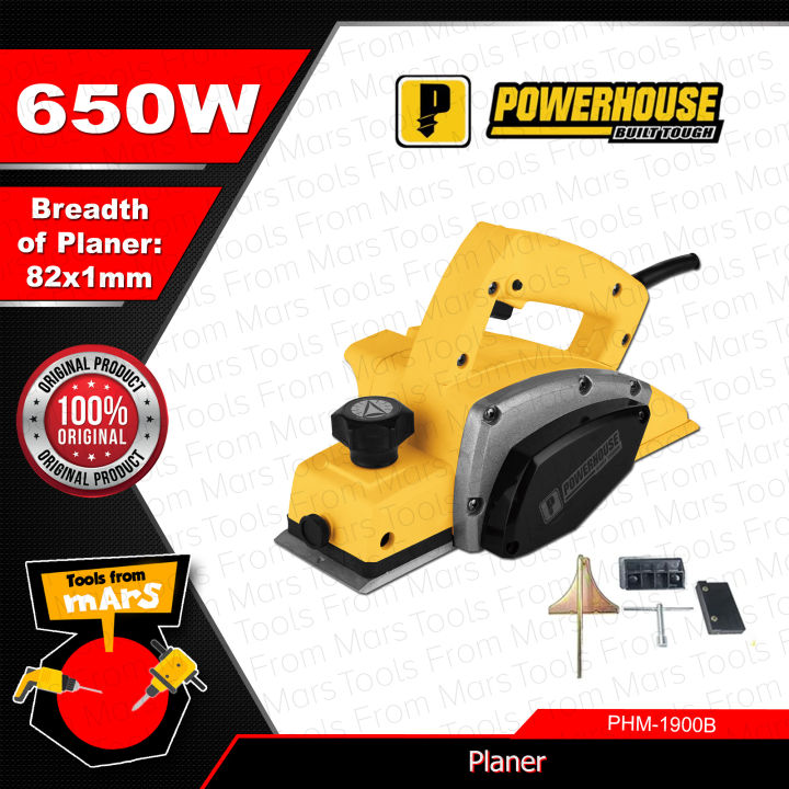 POWERHOUSE Electric Wood Planer 650W PHM-1900B 100% ORIGINAL! •TFM ...