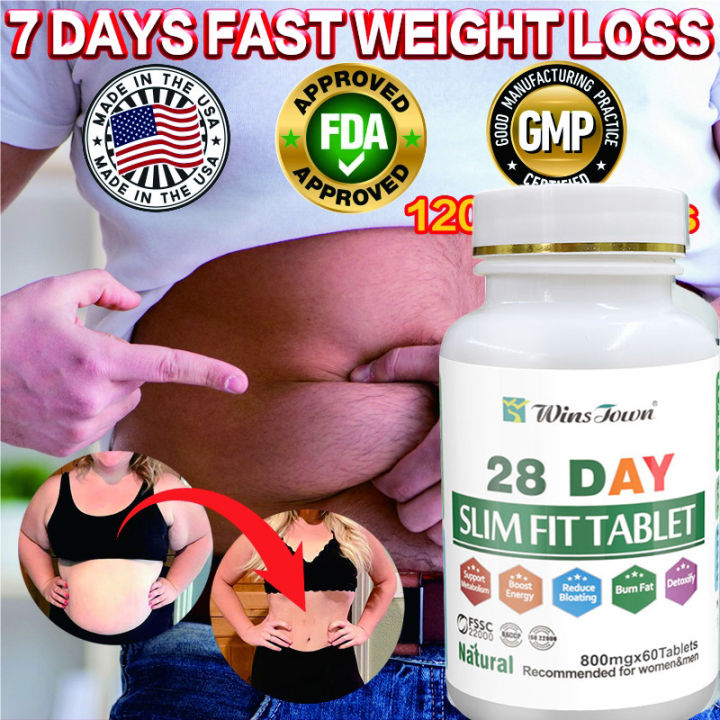 28 DAY SLIM FIT TABLET Slimming Capsules Lose Weight 60 pieces | Lazada PH