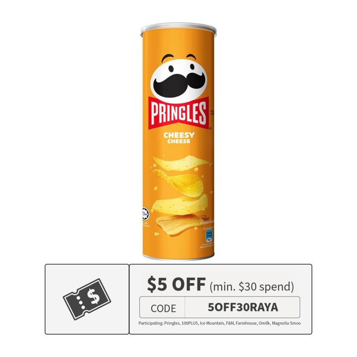 Pringles Potato Chips - Cheesy Cheese Snack 134G | Lazada Singapore