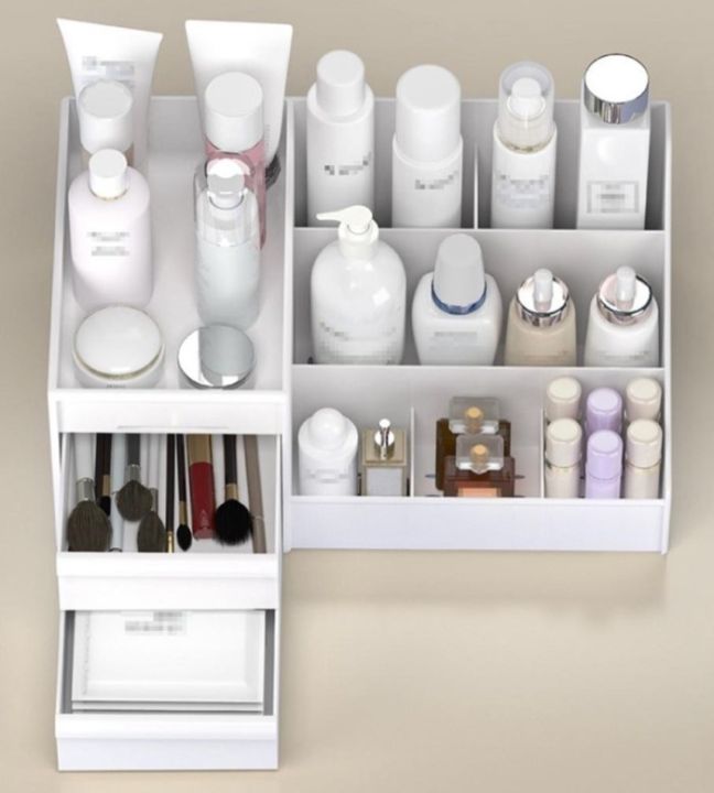 Rak Kosmetik Laci Minimalis, Serbaguna / Kotak Penyimpanan Makeup ...