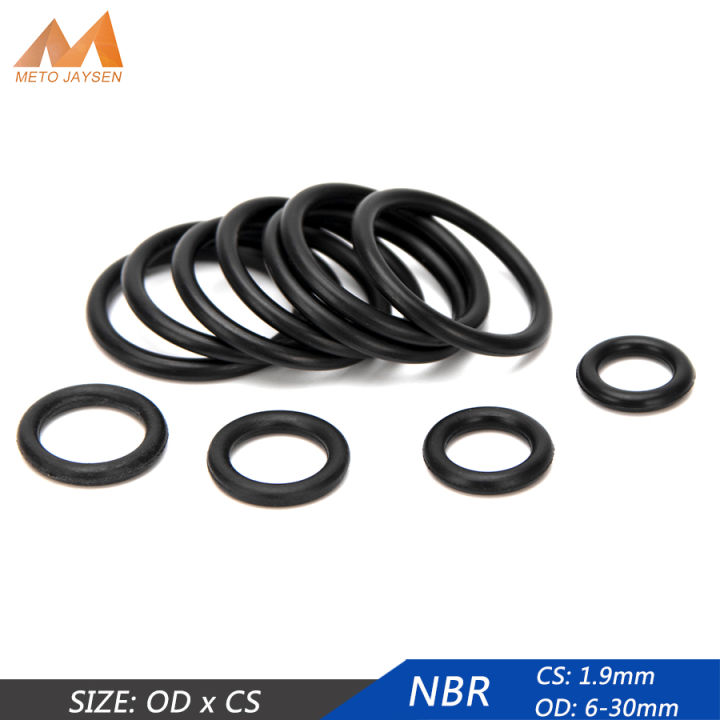 DIY Fasteners O Ring Round Soft Oring 50pcs Outer Diameter 6mm-30mm ...