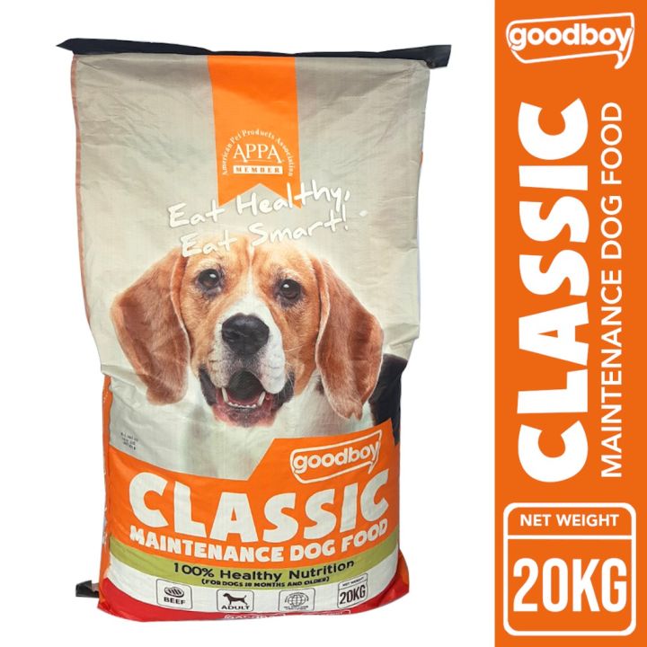 Good Boy Dog Food Classic Variant For Maintenance Adult Dogs 20 Kilos ...