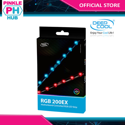 PinkleHub DeepCool RGB 200 EX High brightness Motherboard Controlled ...