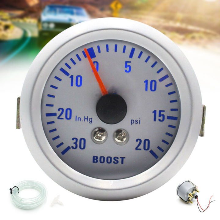 EG 2" 52mm Turbo Boost Gauge Psi (0~20)Psi Car Pressure Gauge Car Meter ...