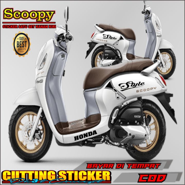 STICKER SCOOPY SLETING STYLE STRIPING CUTTING STICKER SCOOPY PRESTIGE ...