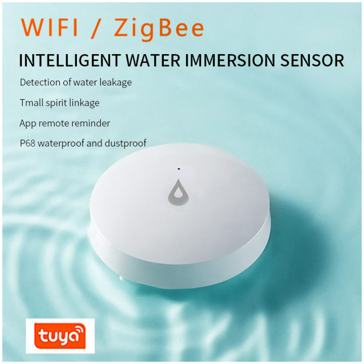 ZigBee TUYA Water Leak Detector Flood Sensor Water Tank Full Water ...