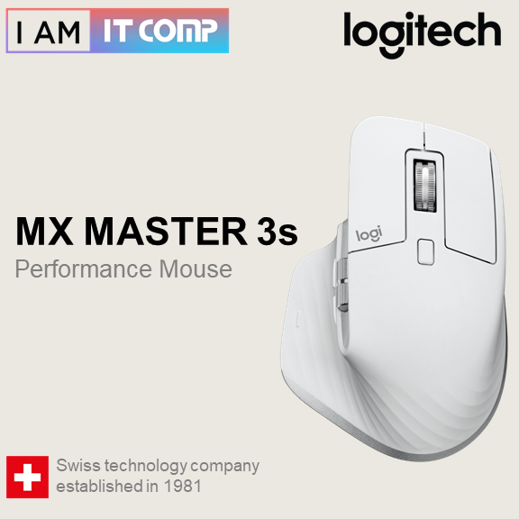 Logitech MX Master 3S - Wireless Performance Mouse with Ultra-fast Scrolling, 8K DPI Graphite ...