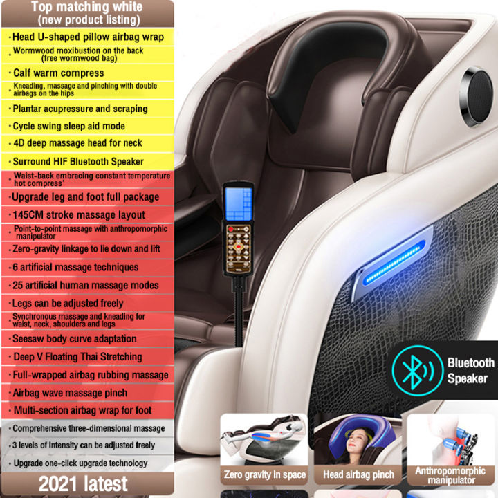 XUTI Zero Gravity Full Body Shiatsu Massage Chair Deluxe massage chair ...