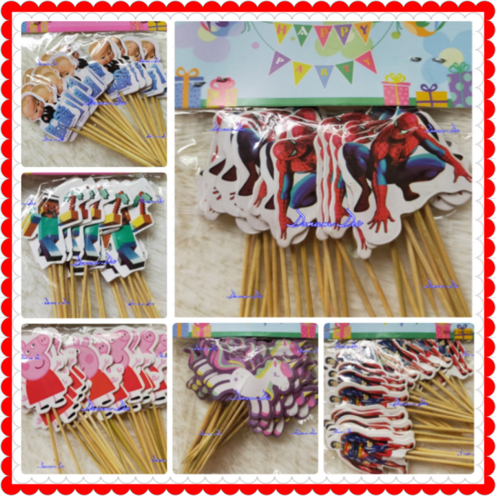 Cake Stick Topper Cupcake Topper Cake Topper Party Supplies | Lazada PH