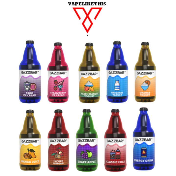 VapeLikeThis.com Original Vaultvape Gazzbar Disposable up to 11000 ...