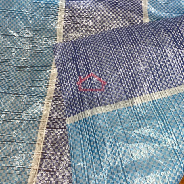 72” Kanvas PE Biru/Putih Khemah - / 72” PE Tarpaulin Blue/White Canvas ...