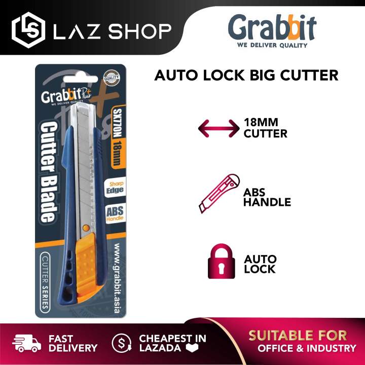 High Quality Auto Lock Big Cutter With ABS Handle | 18MM | Warehouse ...