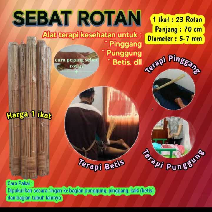 SEBAT ROTAN ALAT TERAPI ROTAN UNTUK TERAPI KESEHATAN DAN MELANCARKAN ...